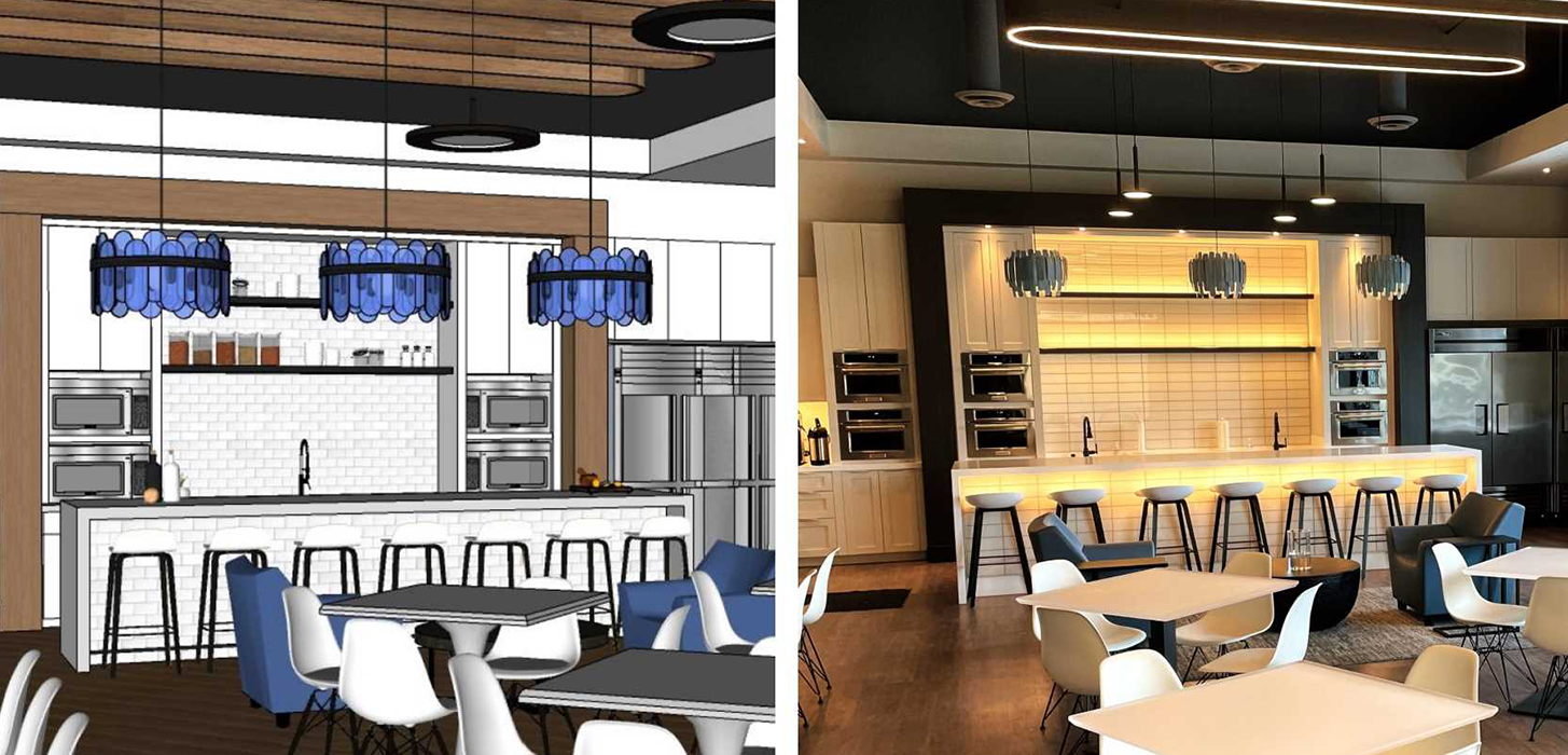 A break room redesign can enhance workplace culture