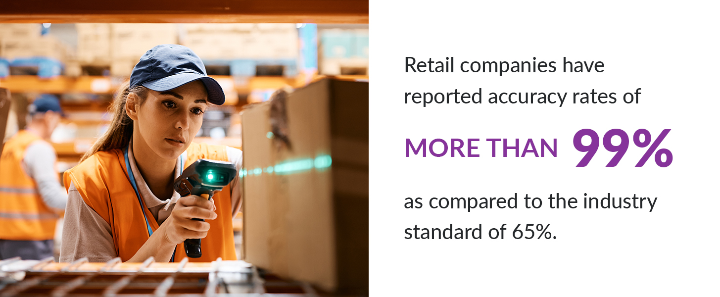 RFID tag smart labels in inventory management and logistics