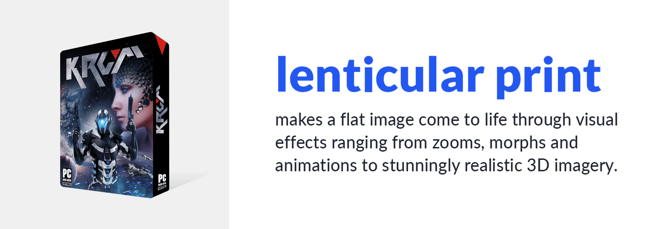 Lenticular printing techniques in marketing campaigns