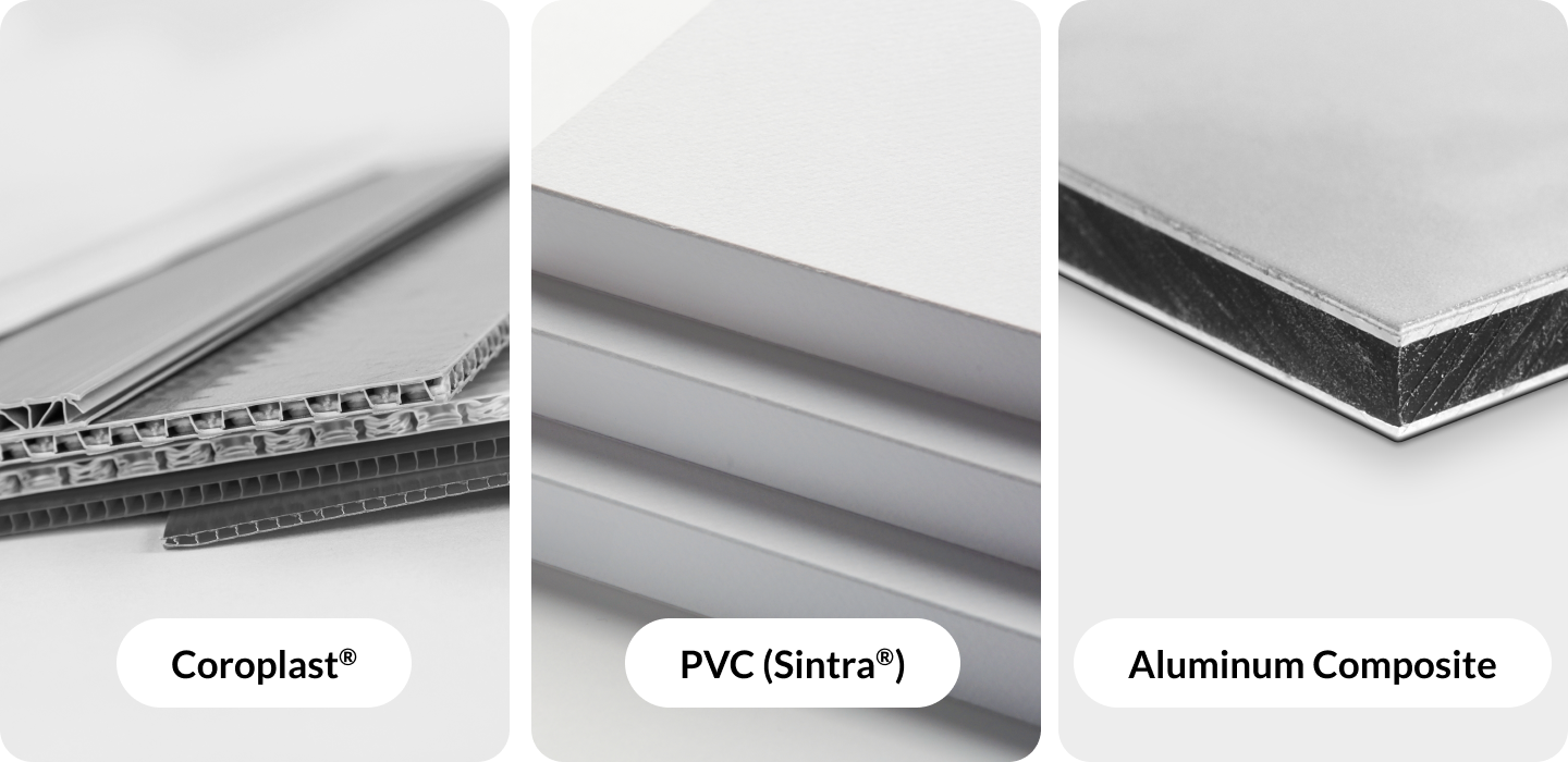 Custom Outdoor Signage Displays And The Materials Used