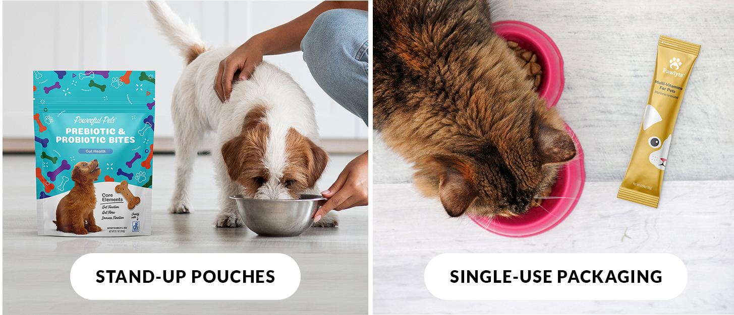 A comparison of packaging solutions for pet products