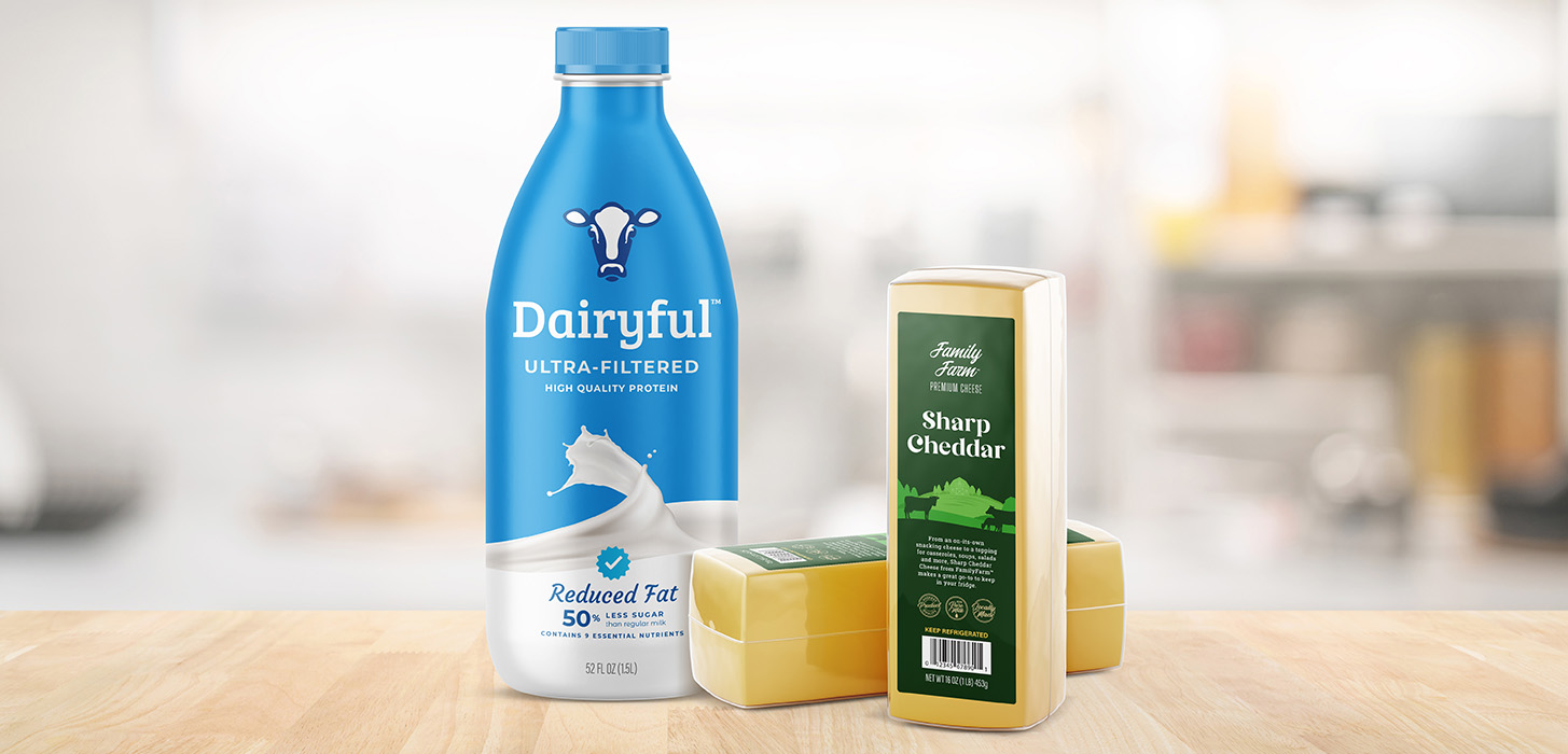 Dairy industry product labels and packaging innovations