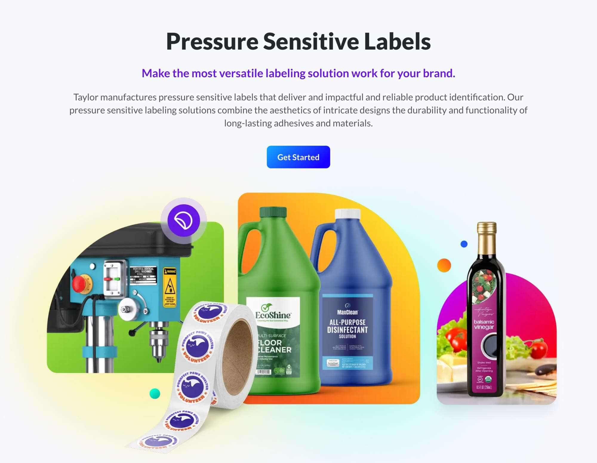 Pressure-Sensitive Labeling Solutions and Services | Taylor
